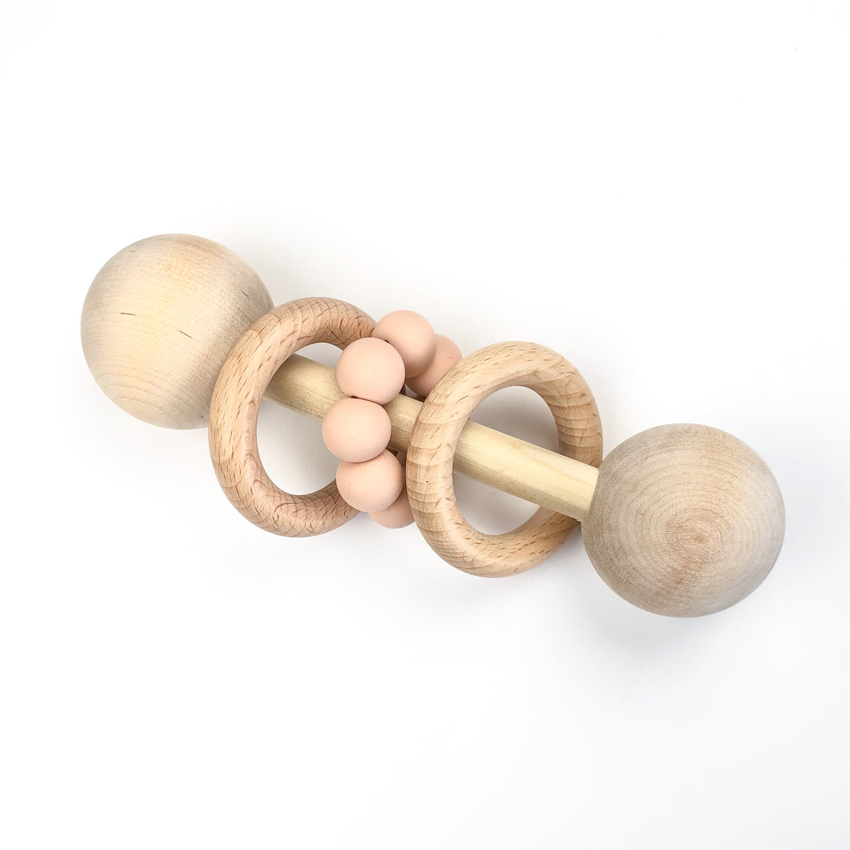 Wood Silicone Montessori Rattle Toy – Herz Home